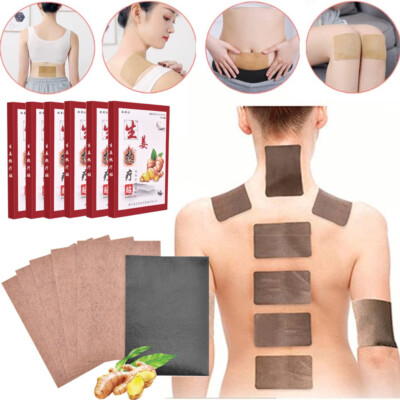 Pain Relief Patches Ginger Heat Plaster Neck Back Knee Shoulder Pain ...