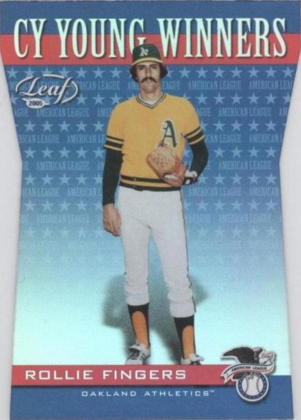 2005 Leaf - Cy Young Winners Holofoil Die-Cut #CYW 7 Rollie Fingers ...