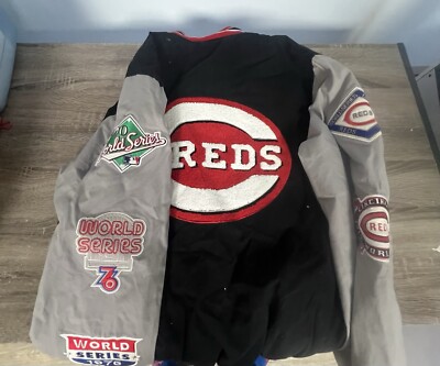 VTG Cincinnati Reds MLB Jacket Genuine Merchandise Large Size. Mint ...