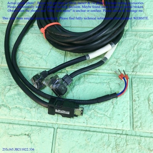 Omron R88A-CAKA003S & R88A-CAKA003C, Cable as photo, sn:3377, DHLtoUS ...