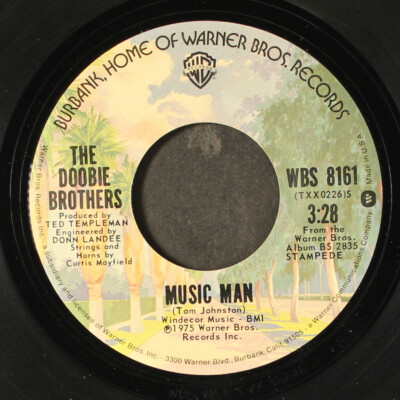 DOOBIE BROTHERS: i cheat the hangman / music man WB 7" Single 45 RPM ...