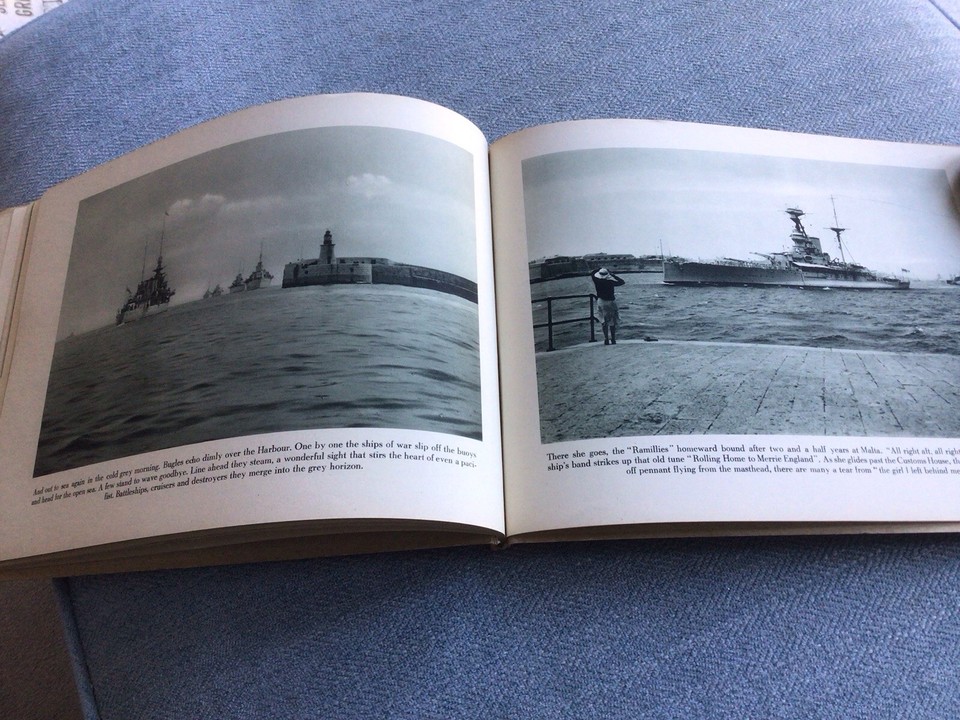 ORIGINAL 1930s ROYAL NAVY @ MALTA PHOTOGRAPHS BOOK HMS ST ANGELO GRAND ...