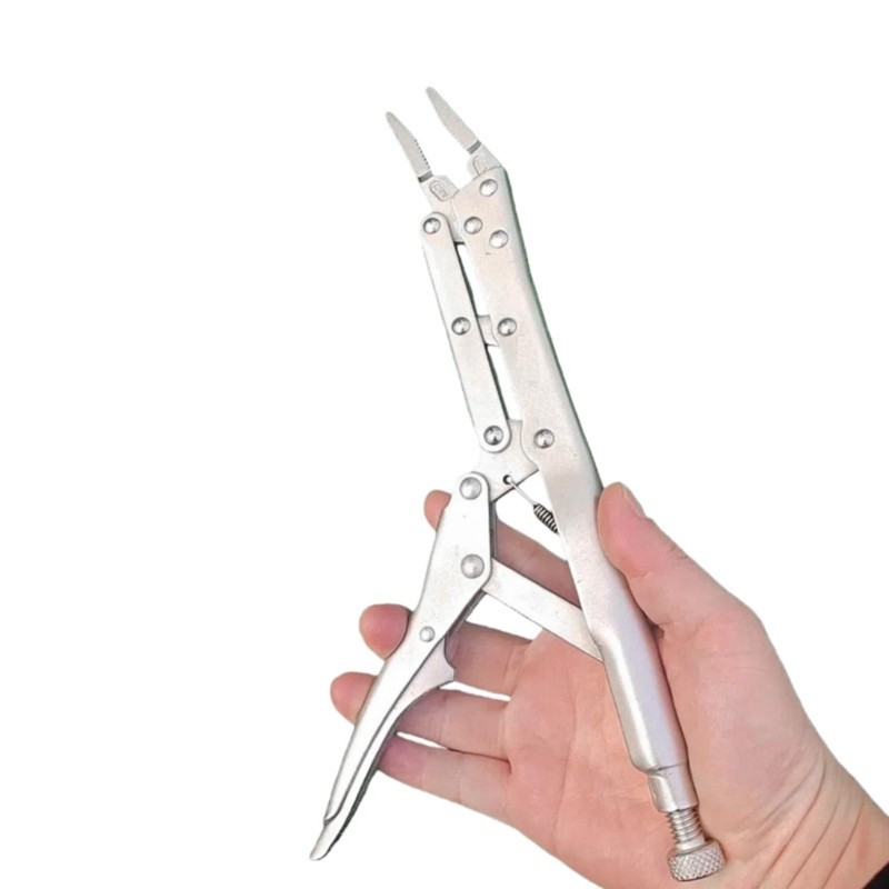Long Nose Locking Plier Multi Angle Clamping Tool 12Inch Automotive ...