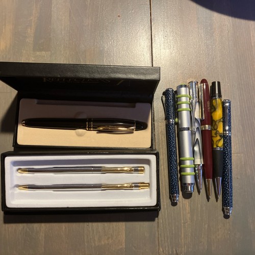 Lot of Vintage Fountain Pen Ballpoint Pens USA Swiss German | eBay