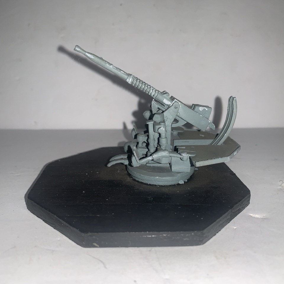 Metal World War II Gun Cannon Artillery Piece With Platform | eBay