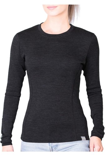 MERIWOOL Womens Base Layer 100% Merino Wool 250 Long Sleeve Thermal ...
