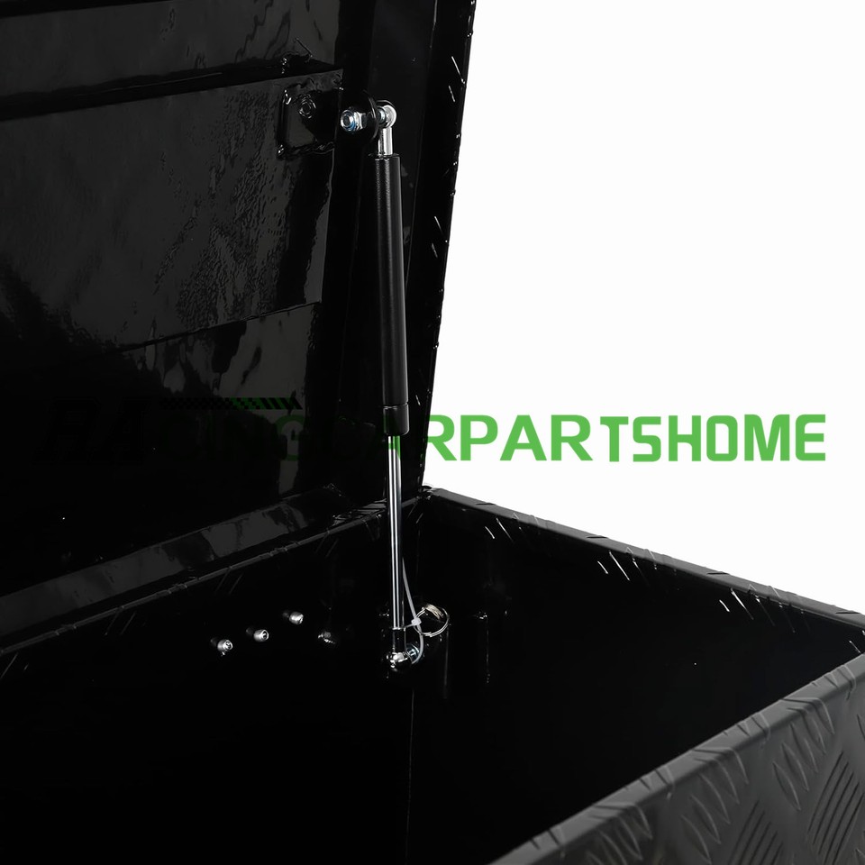 44" Aluminum Stripes Plated Tool Box Pick Up Truck Bed RV Trailer w ...