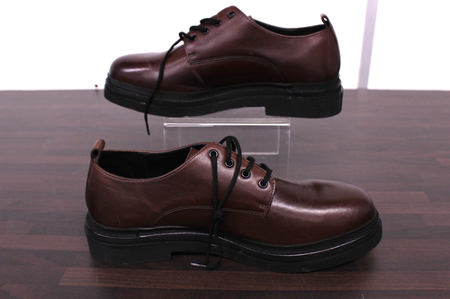 WALK London Vincent Derby Shoes Brown Leather UK Men's Size 9 Unboxed ...