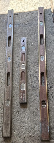 Vintage Set Of 3 Pieces “American” Wood Levels Size 24”,48”,48” USA | eBay