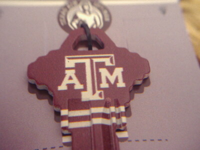 NEW~NCAA TEXAS A&M AGGIES SCHLAGE SC1 68~Blank House Key | eBay