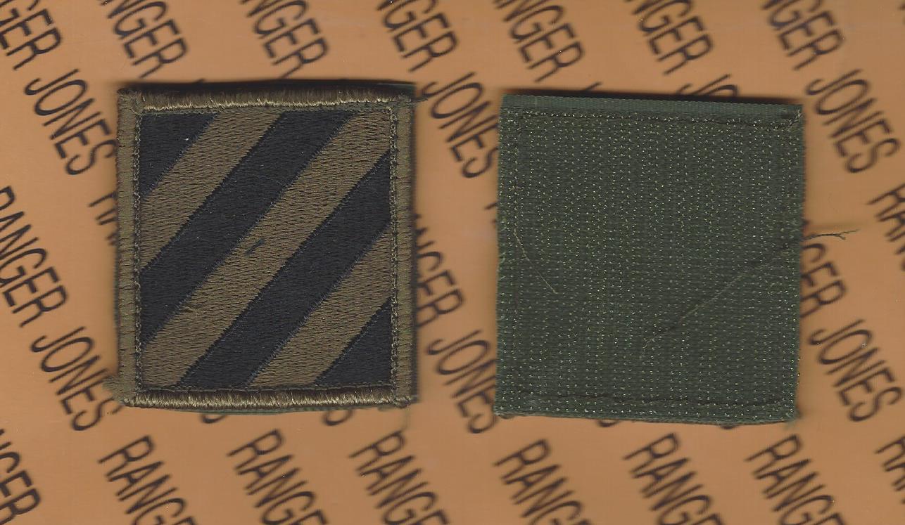 3rd Infantry Division MARNE OD Green & Black BDU w/ Hook patch m/e | eBay
