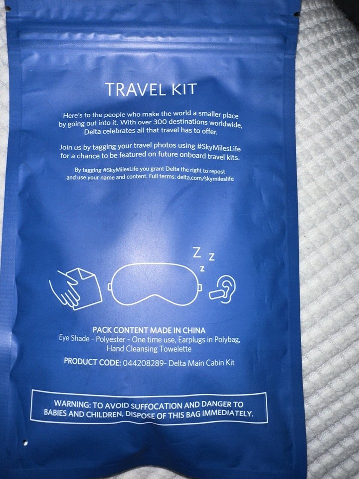 Delta Airline Travel kit | eBay