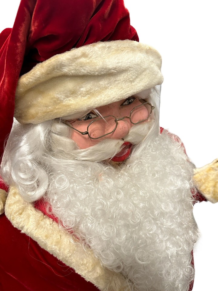 Vintage 1959 Harold Gale Lifesize 5Ft Santa Claus Store Display Home ...