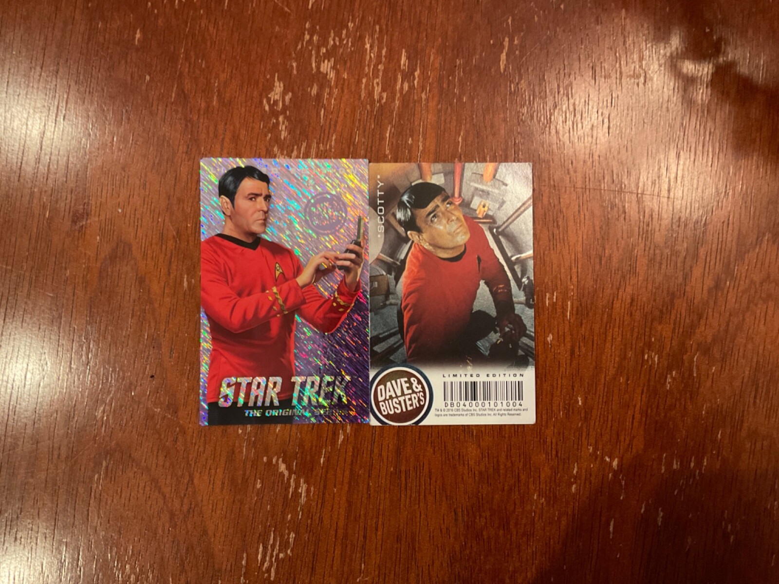 COMPLETE SET Elaut CARD ORIGINAL STAR TREK Coin Pusher Dave & Busters ...