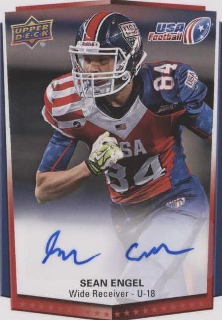 2015 Upper Deck USA Football - U-18 Sean Engel #89 Autographs (AU, RC ...