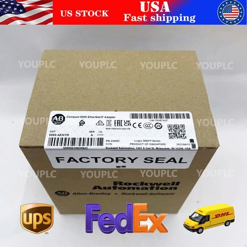 Allen-Bradley AB 5069-AENTR Compact 5000 EtherNet/IP Adapter 5069AENTR ...