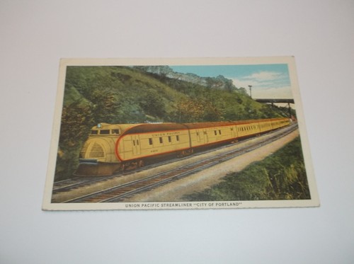 1935 UNION PACIFIC CITY OF PORTLAND STREAMLINER UNUSED COMPANY POST ...