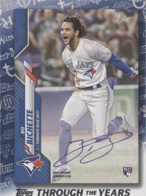 2021 Topps - Topps Through the Years Facsimile Reprints Bo Bichette # ...