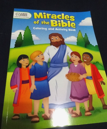 MIRACLES OF the Bible Coloring and Activity Book | eBay