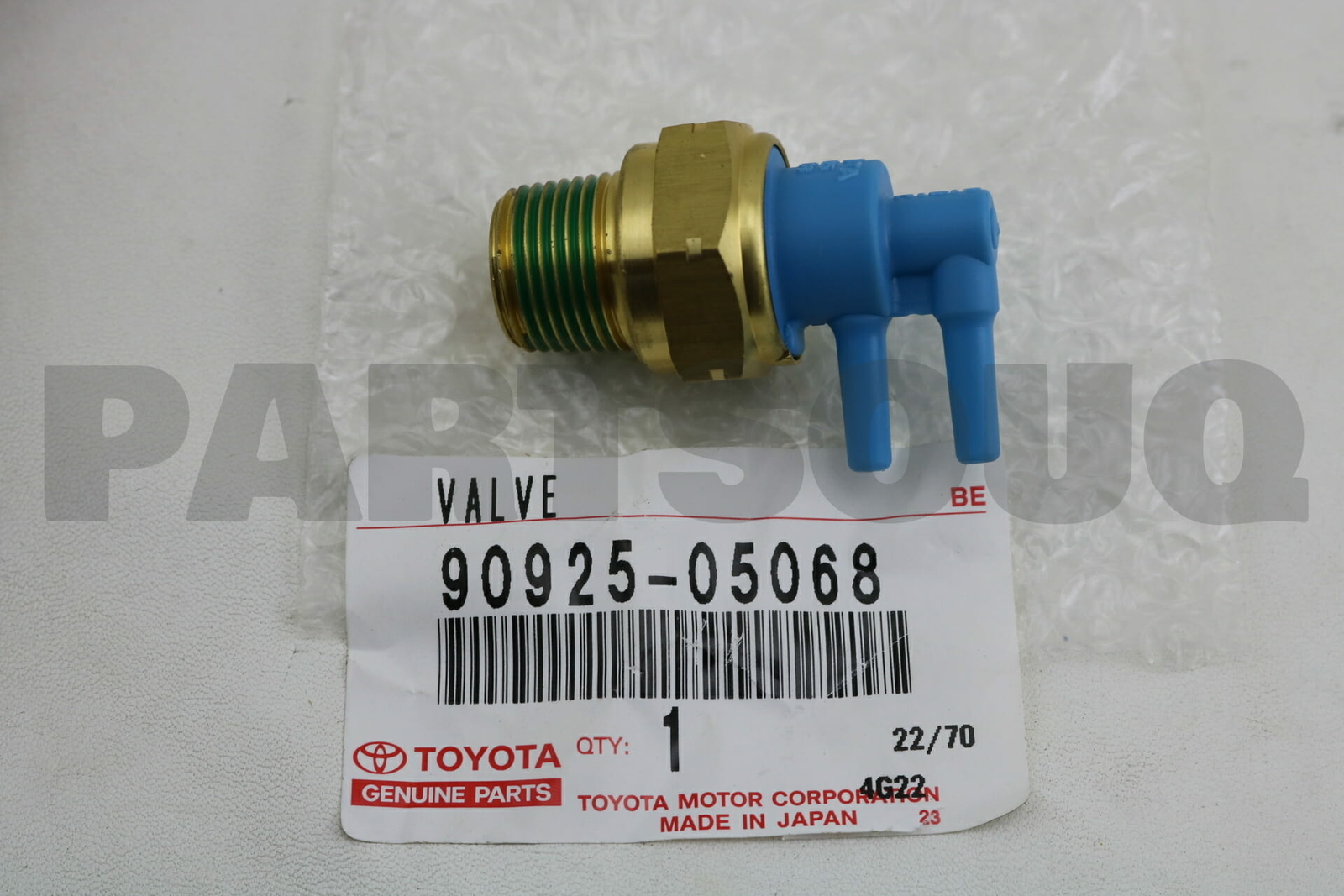 9092505068 Genuine Toyota VALVE, BIMETAL VACUUM SWITCHING, NO.1 90925 ...