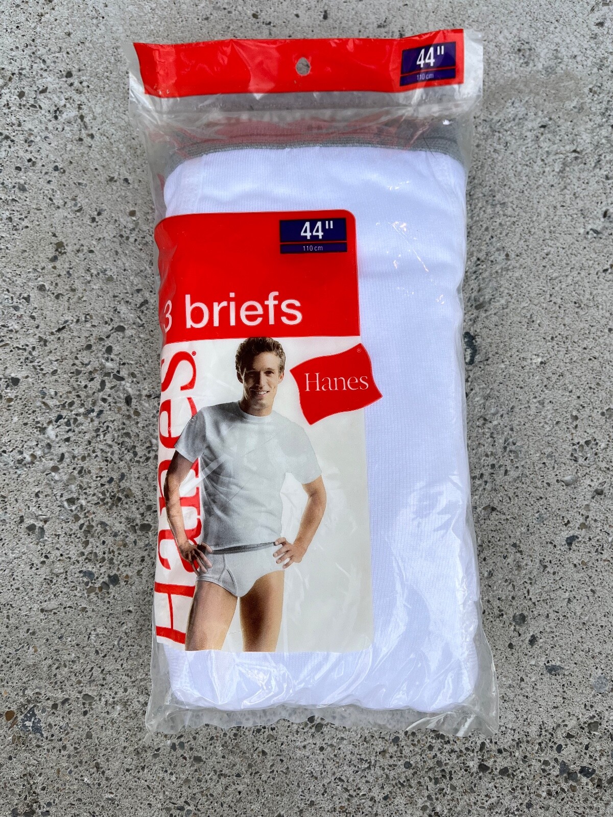 Vintage NOS Hanes Men's Briefs Size 44 Style 2249 100% Cotton Pack of 3 ...