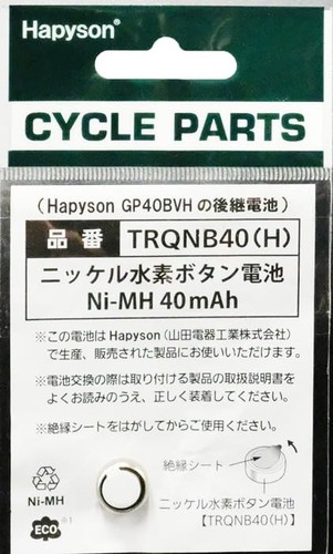 Hapyson Solar Tail Replacement Battery Successor to GP40BVH TRQNB40 H 1 pc NEW | eBay