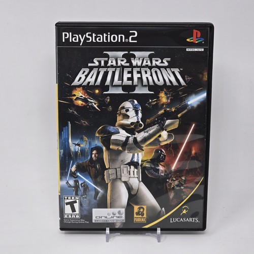 Star Wars: Battlefront II (PlayStation 2 PS2) Black Label CIB COMPLETE ...