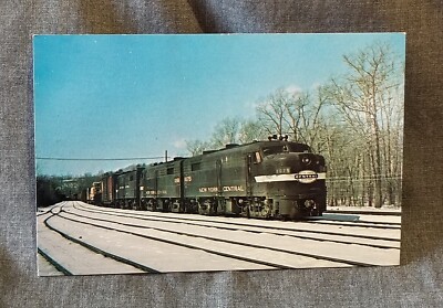 LMH Postcard NEW YORK CENTRAL System ALCO FA-2 NYC 1075 Freight ...