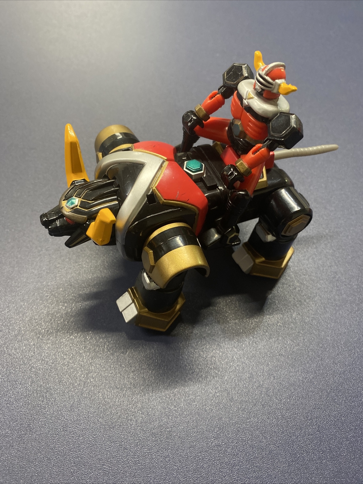 Vintage Bandai Power Rangers Mini 5” Torozord Zord Black Bull Lost ...
