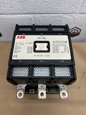 ABB EH 550 3PH, 3P, 600A Contactor | eBay
