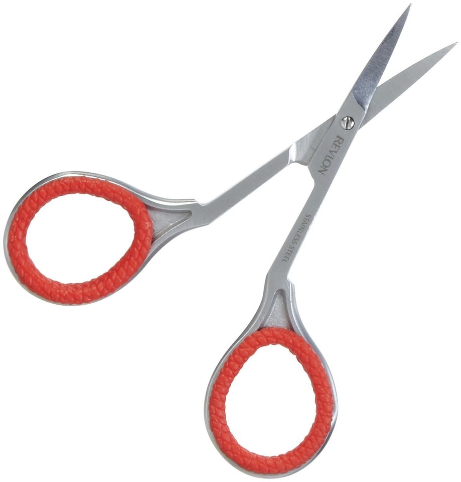 Revlon Stainless Steel Cuticle Nail Scissors Comfort Handles Free ...