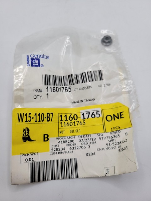 11601765 - Nut - General Motors for sale online | eBay