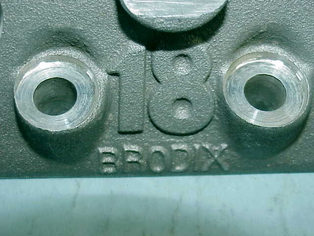 1 NEW Brodix 18° SB Chevy Aluminum Cylinder Head 18CSTAZ840 | eBay