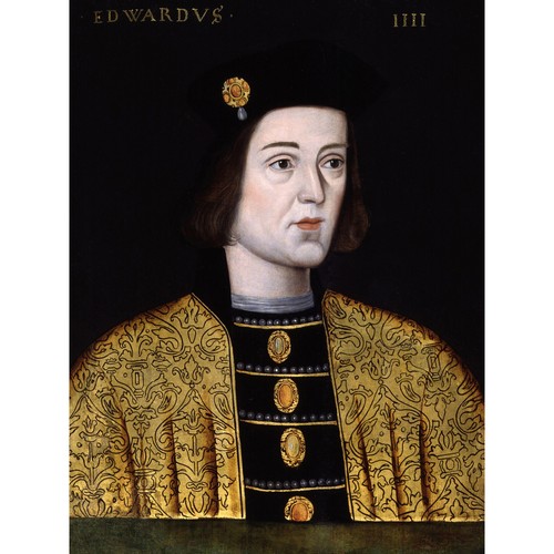 Portrait King Edward IV England Painting Royal Historic Large Canvas ...