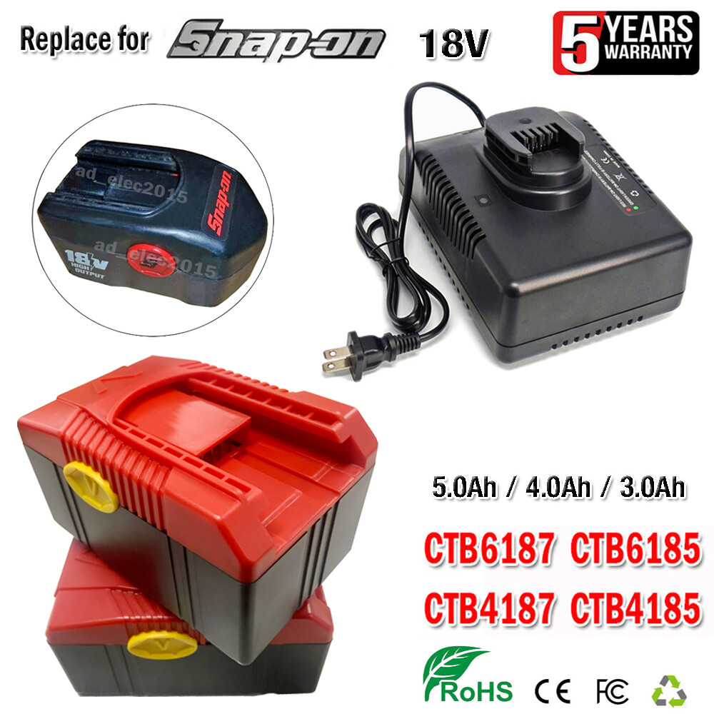 18V Battery NEU for Snap on Li-ion CTB6187 CTB6185 CTB4187 CTB4185 ...