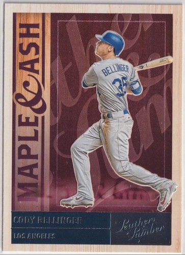 2019 Panini Leather & Lumber - Maple and Ash #MA-10 Cody Bellinger for ...