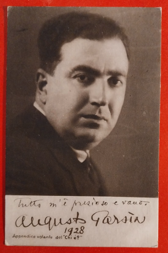 Carte Postale Poète Augusto Garcia 1928 ( C 81 ) | eBay