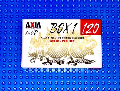 AXIA BOX 1 120 1997 JAPAN TYPE I BLANK CASSETTE TAPE (1) (SEALED) | eBay