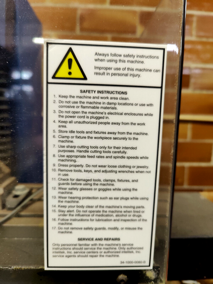 Intelitek CNC Milling Machine VMC Prolight 1000 | eBay