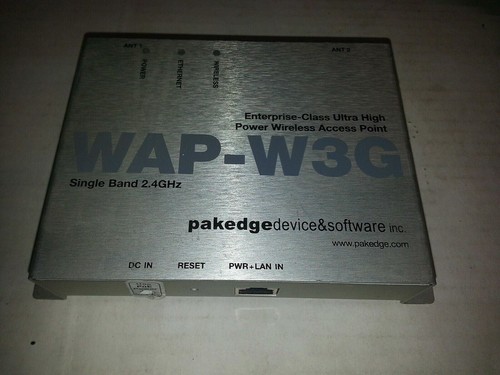 PAKEDGE WAP-W3G SINGLE BAND 2.4GHZ GH23PDVN7139 | eBay