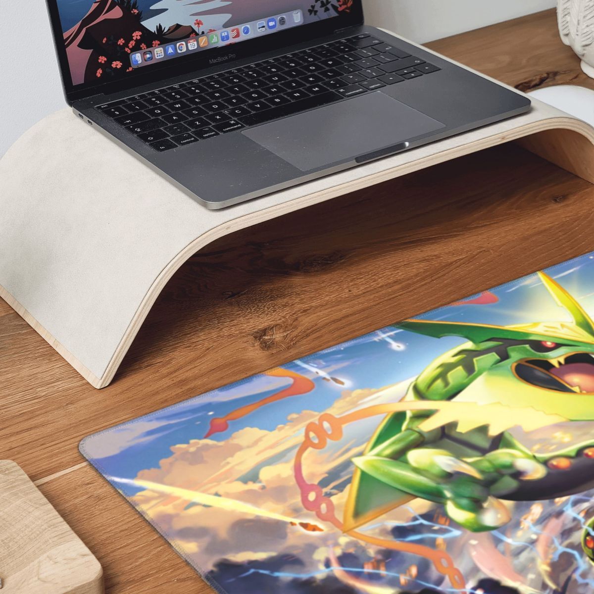 60*35cm Board Card Game Pokemon Rayquaza Mouse Pad PTCG CCG MTG HD Play ...