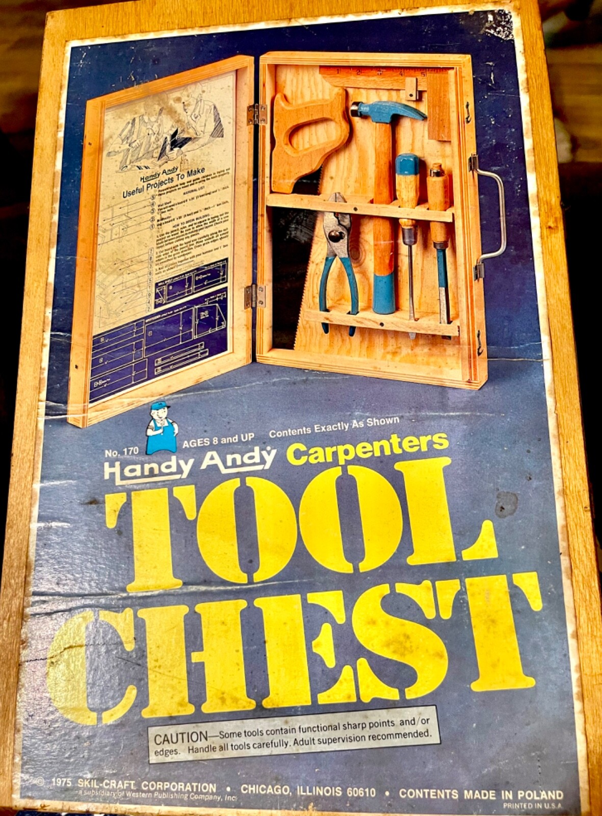 vintage handy andy tool set 1975 excellent condition. skil-craft. Only ...