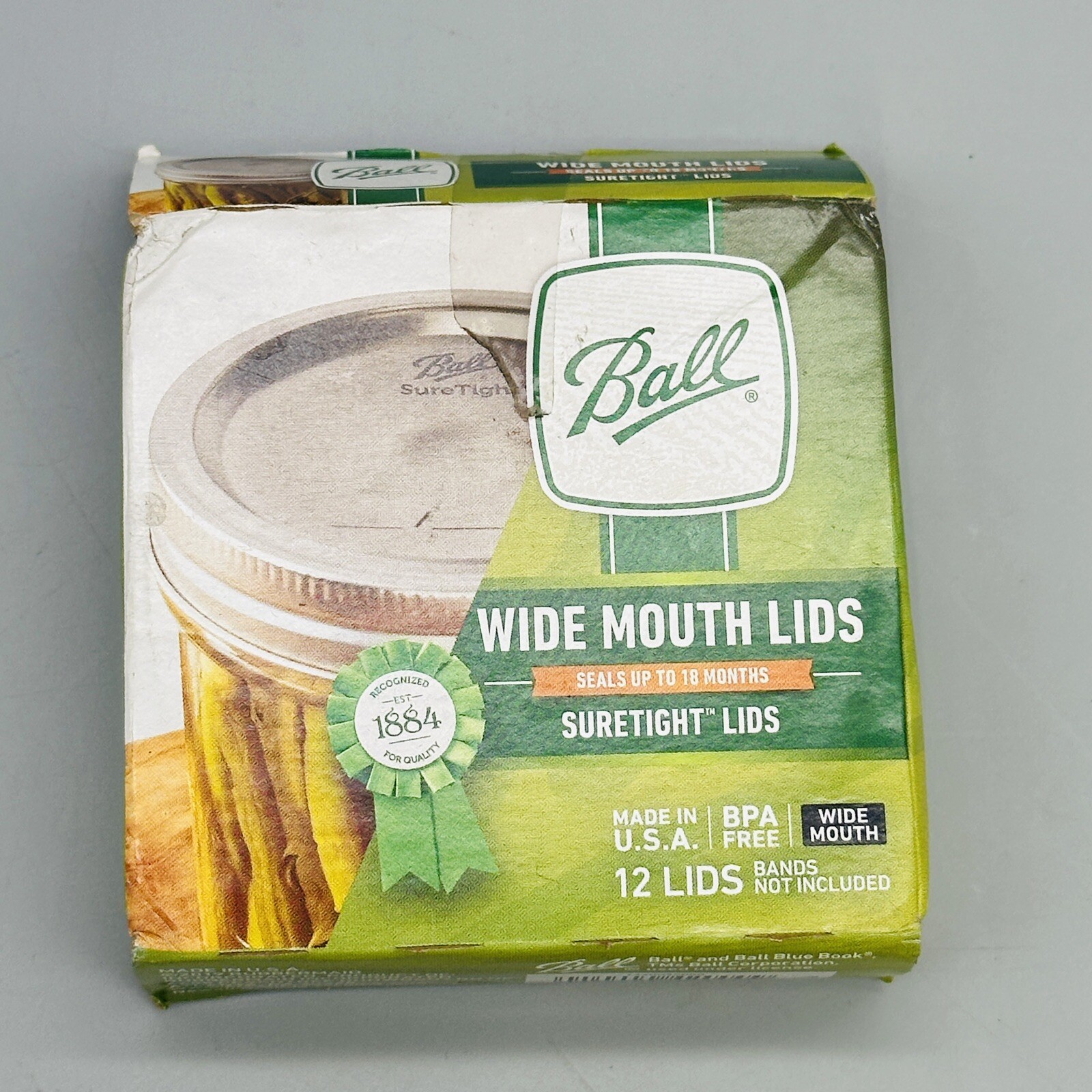 Ball 12pk Wide Mouth Mason Jar Lids Without Bands 744539900041 | eBay