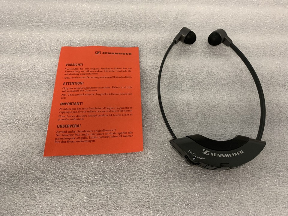 SENNHEISER RI 250 Mono Direct Ear IR Wireless Earphones Free Shipping ...
