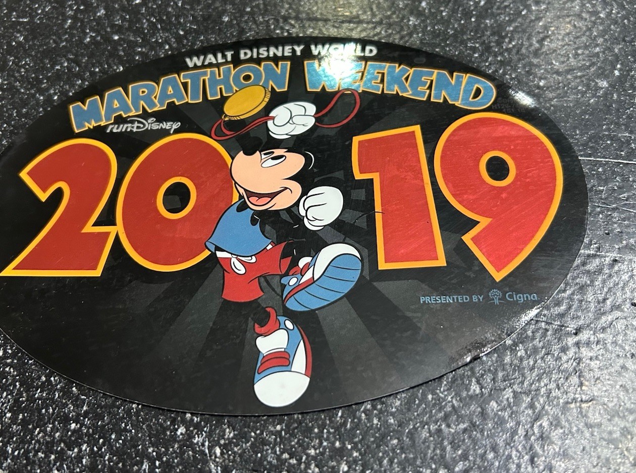 New 2019 runDisney Marathon Weekend Car Magnet Walt Disney World Mickey ...