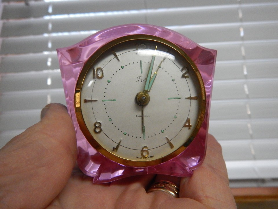 Artco Luminous Alarm Clock West Germany RARE Vintage- for repair ...