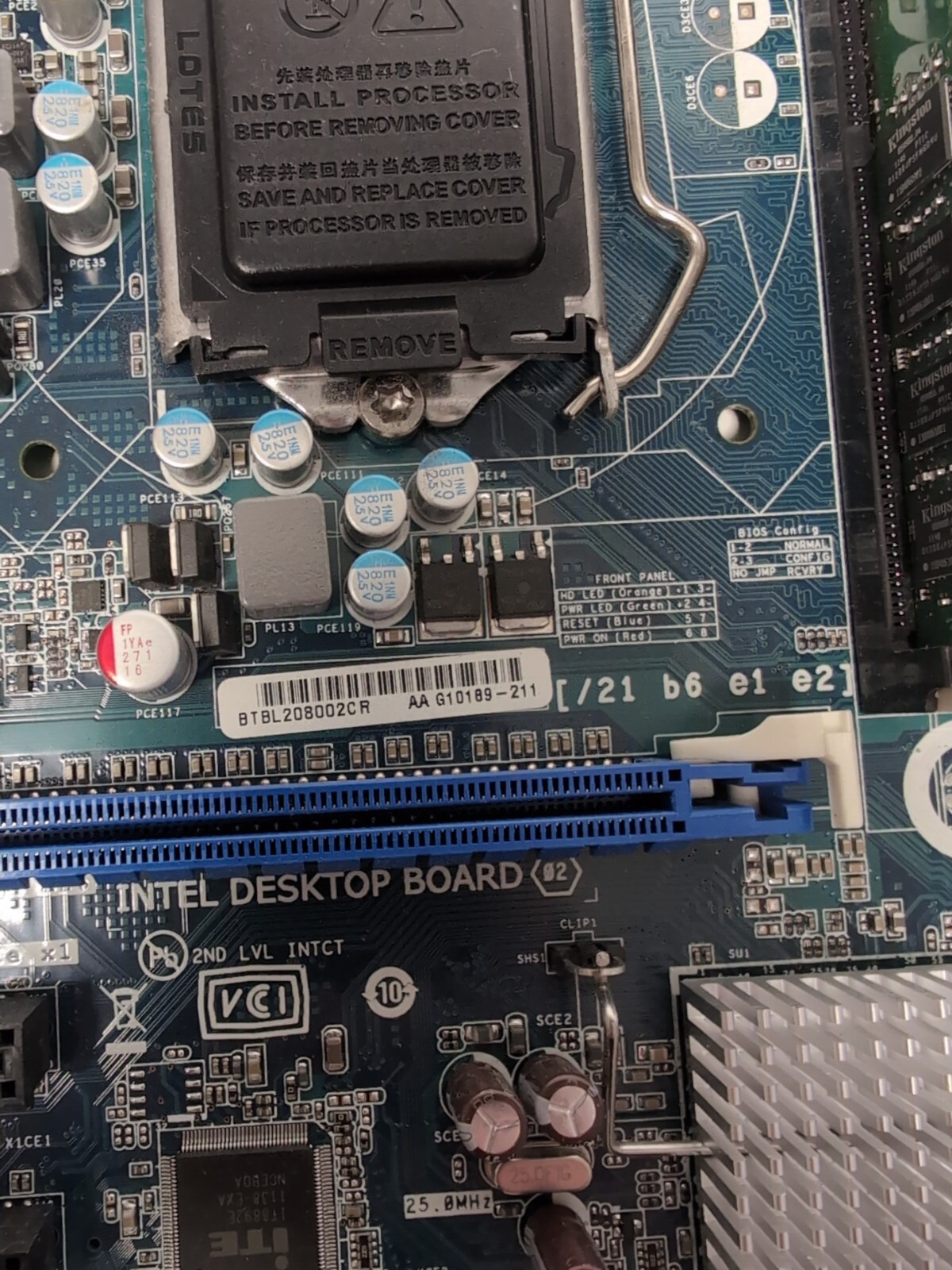 Intel DH67BL Motherboard G10189-211 | eBay