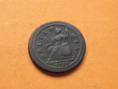 1719 Half Penny 1/2d Copper High Grade Collectable Condition | eBay