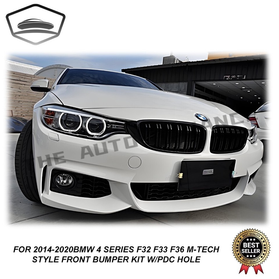 For 2014-2020 BMW 4 Series F32 F33 F36 M-Tech Sport Style Front Bumper ...