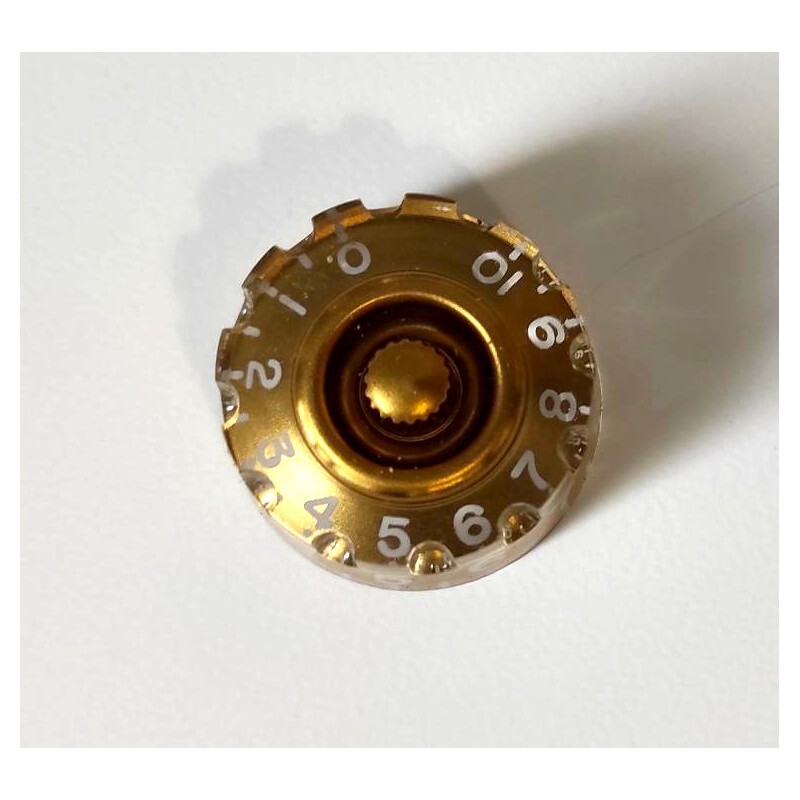 4 Knöpfe Speed Drehknopf Plexi Dore Mit Kerbschliff Stil Gibson LP Sg ...